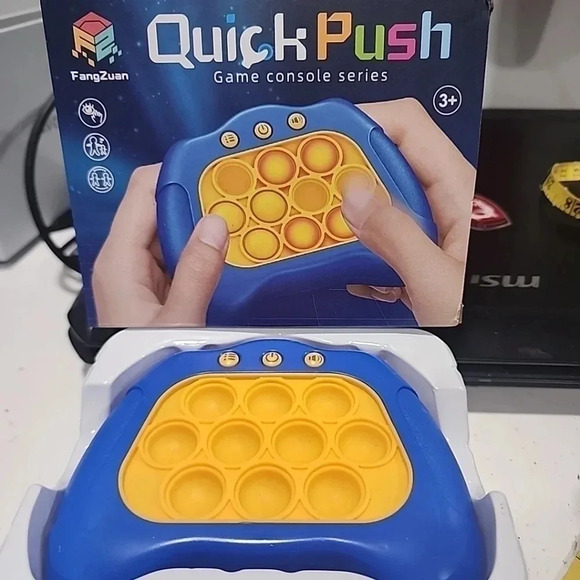 fangzuan | Toys | Quick Push Bubble Pop It Game Electronic Pop It ...